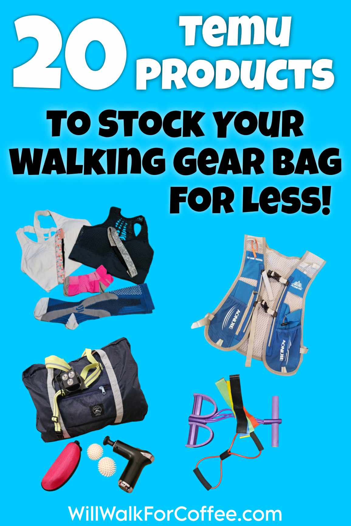 20 Temu Products to Stock Your Walking Gear Bag for Less – Will Walk ...