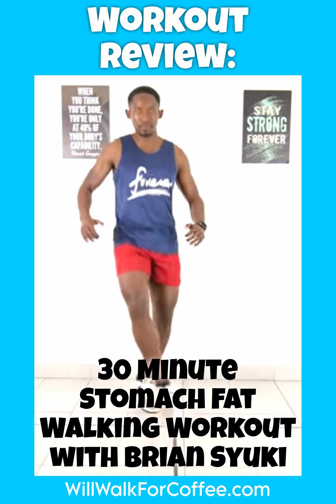 Workout Review: 30 Minute Stomach Fat Walking Workout with Brian Syuki ...