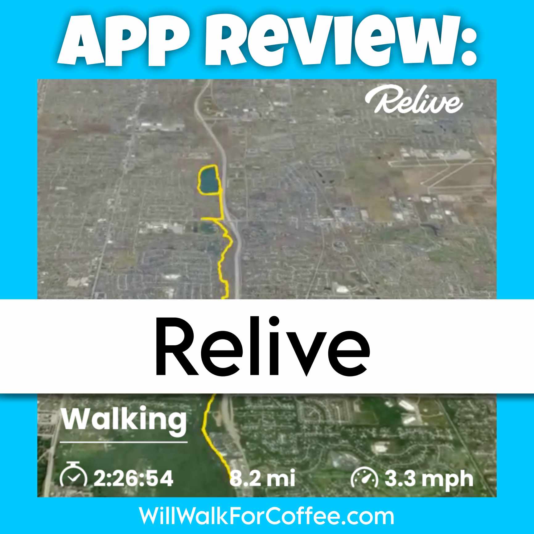 App Review: Relive – Will Walk for Coffee