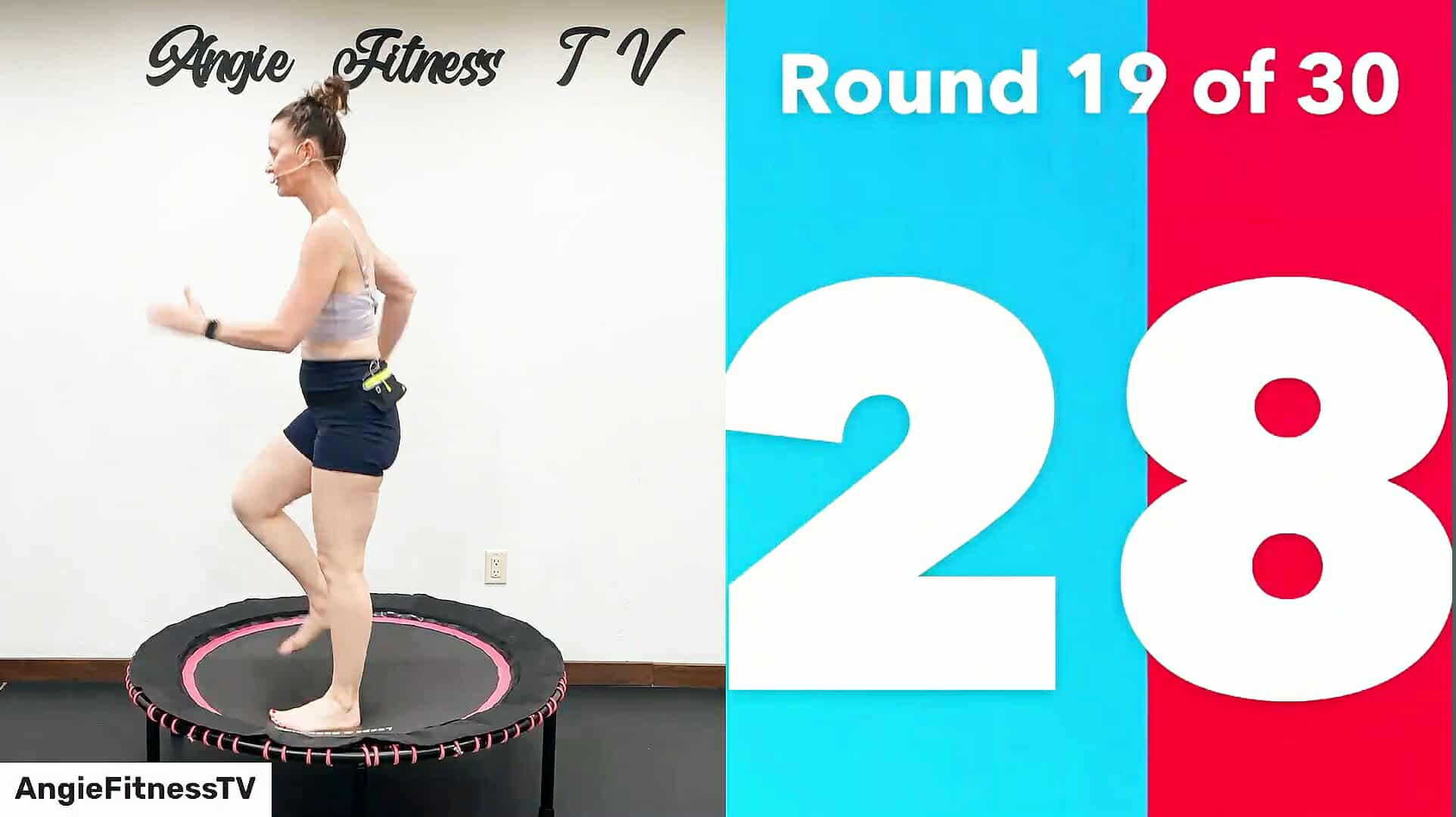 2-Mile Rebounding Power Walk Workout by Angie Fitness TV – Will Walk ...